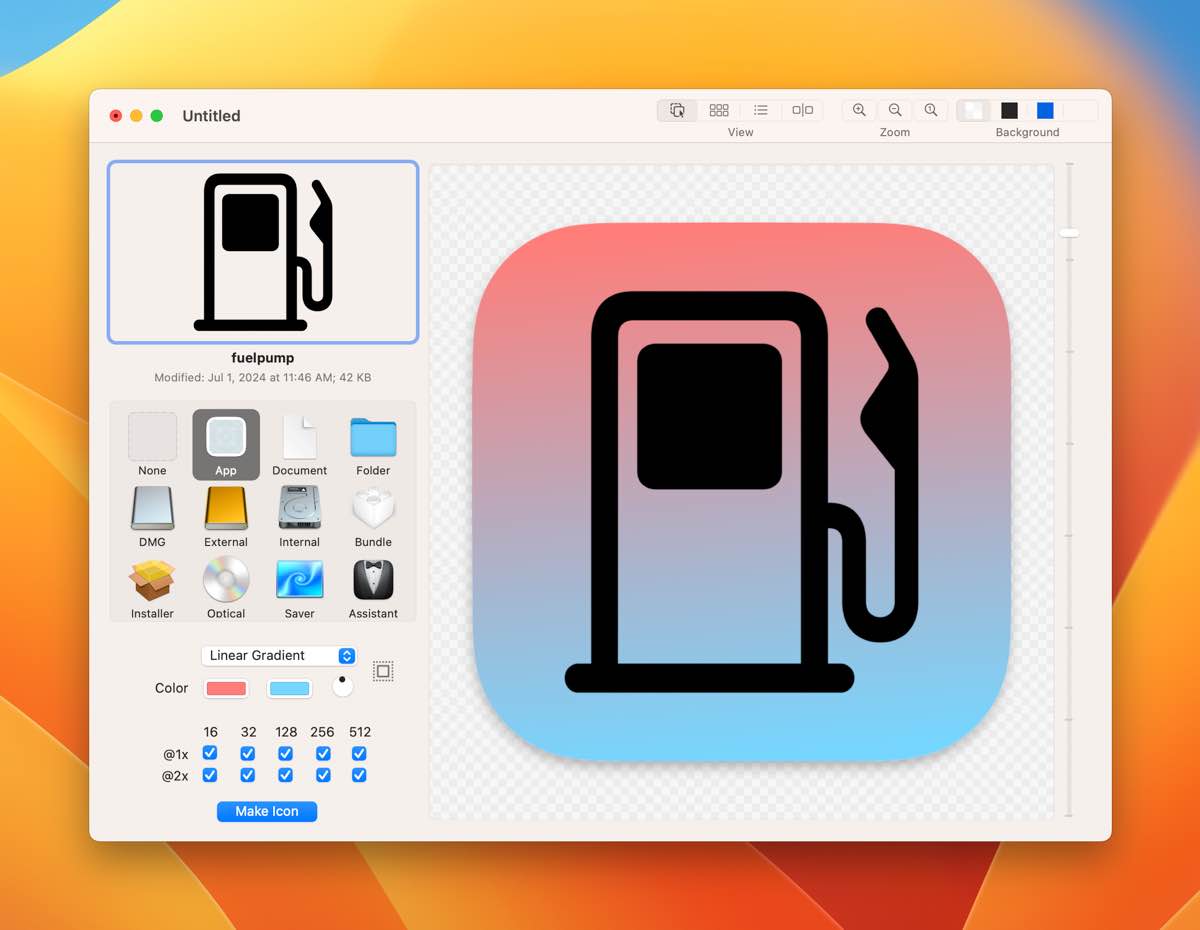 Iconographer Mini - Make Squircle icons for Mac apps and customize your ...